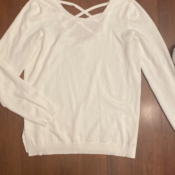 Hippie Rose | Sweaters | Sweater With Cross Cross Back L | Poshmark
